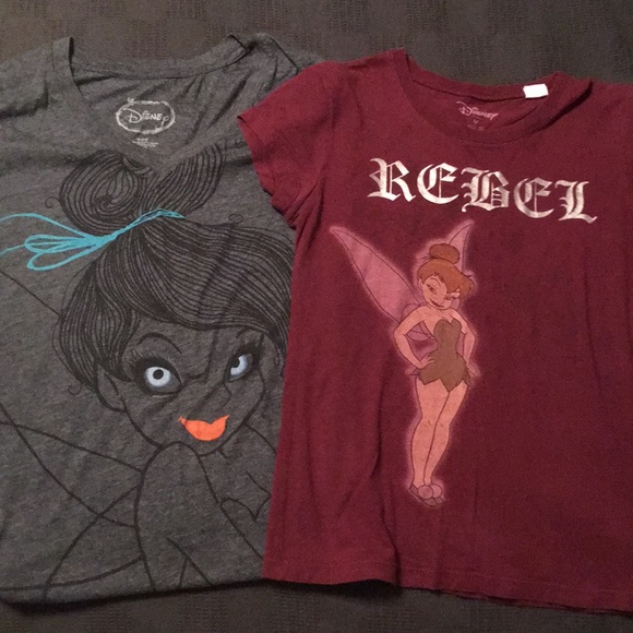 Disney | Tops | Womens Disney Tinker Bell Tees | Poshmark
